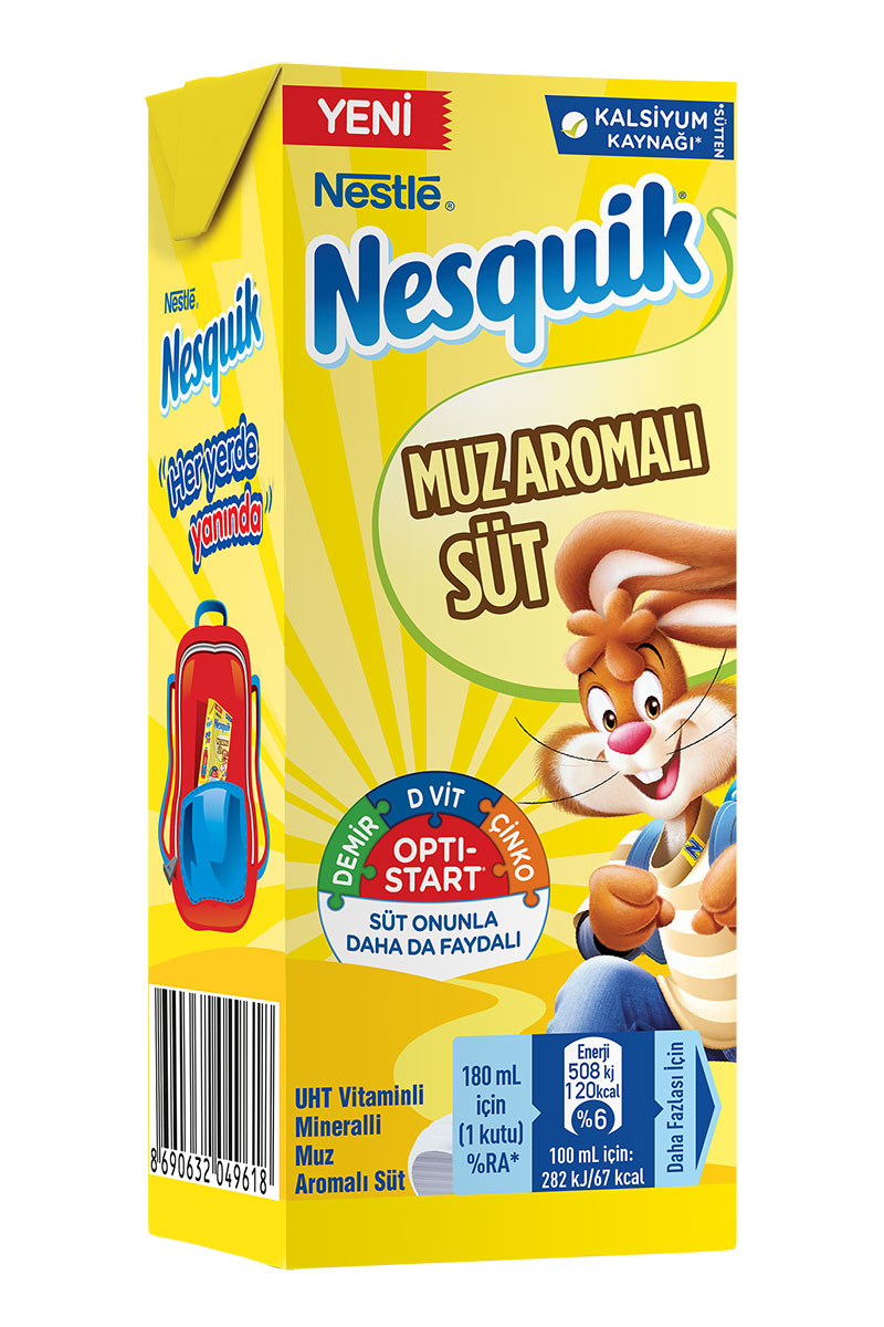 Nestle Nesquik Muzlu Süt 180 Ml | Meyveli Sütler | Nestle Nestle Nesquik Muzlu Süt 180 Ml | Meyveli Sütler | Nestle